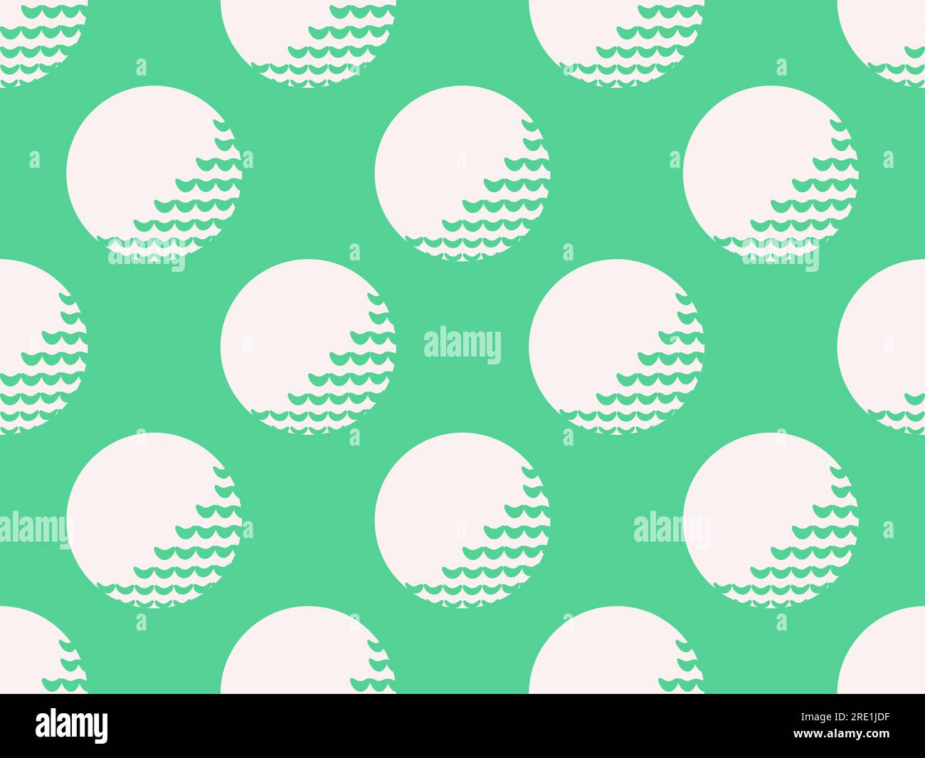 Golf ball seamless pattern. Golf ball on a green background in vintage ...