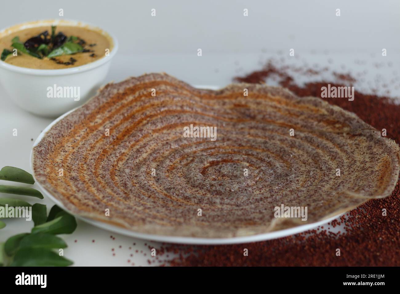 Ragi ghee roast. Crispy crapes made with fermented batter of finger ...