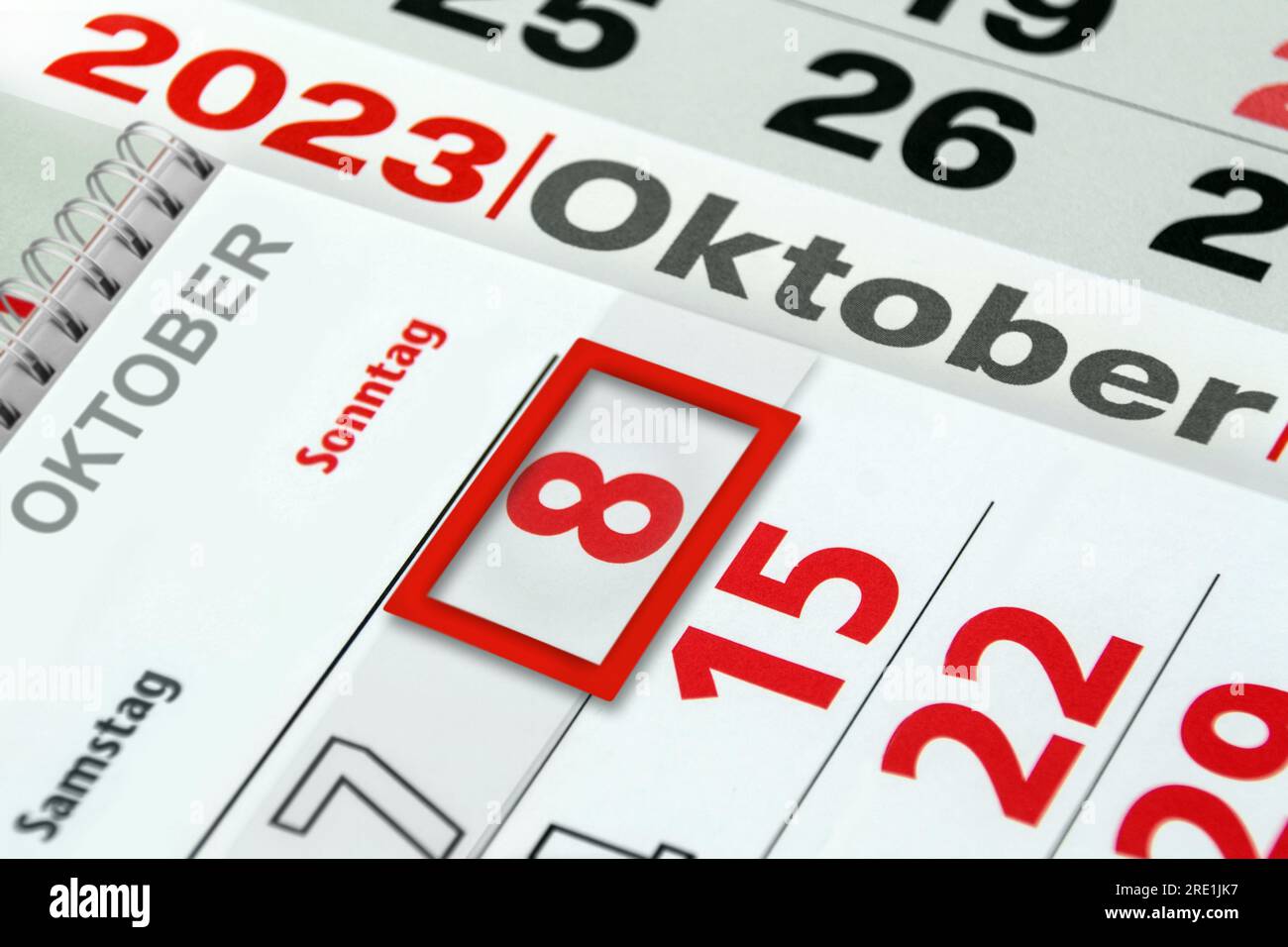 2023 german calendar hi-res stock photography and images - Alamy