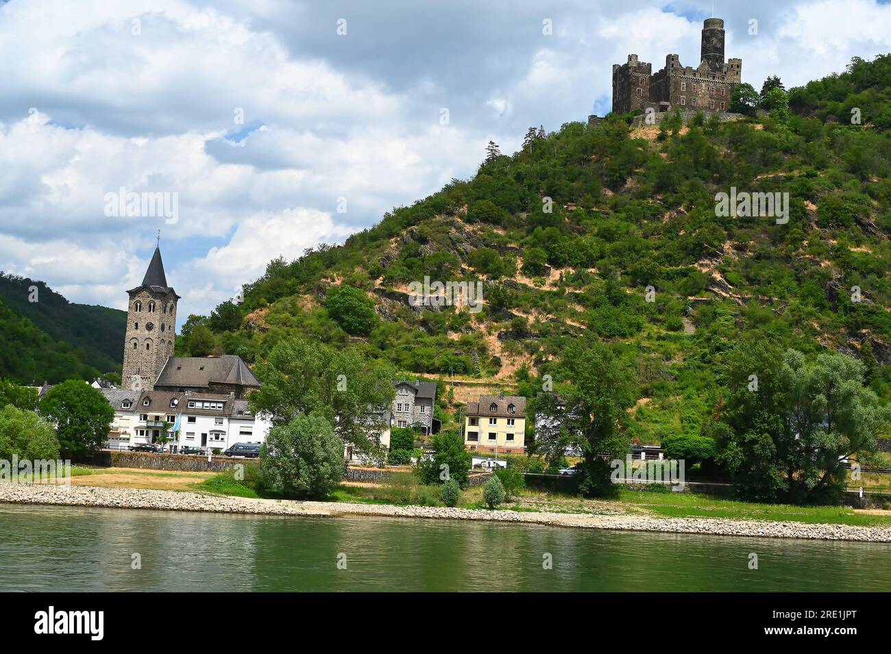 Castles, towers and spires are scenic attractions spread along the ...
