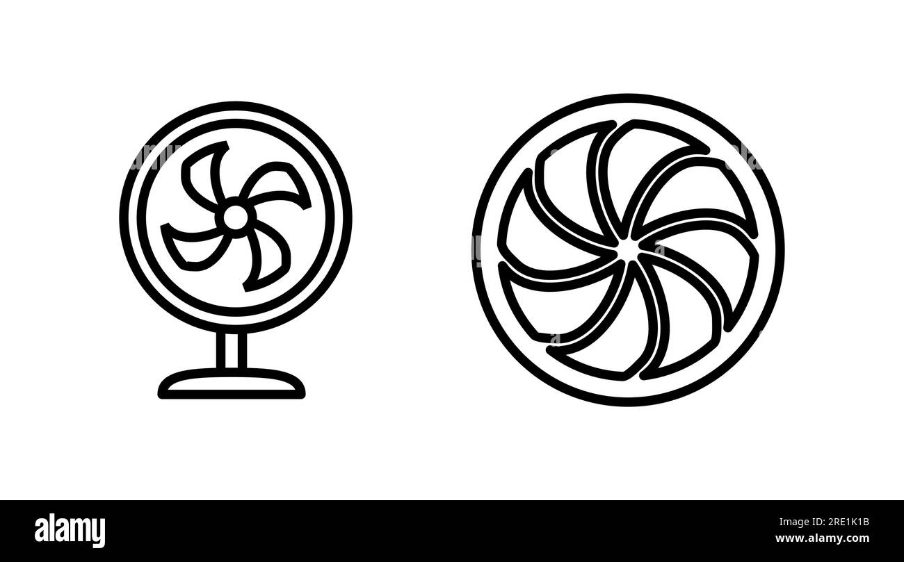 Fan icon vector. blower icon. propeller. ceiling Stock Vector Image ...