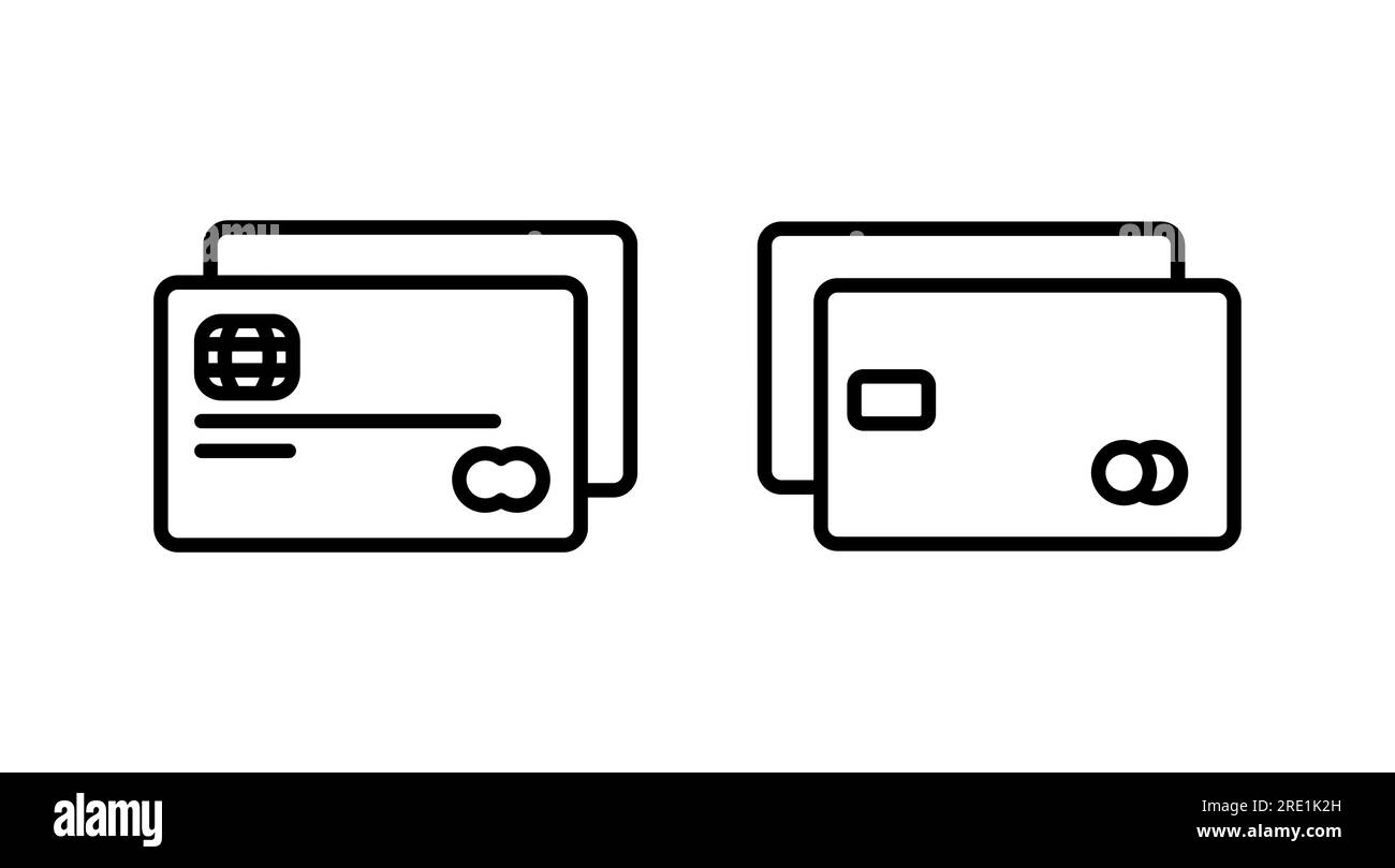 Credit card icon vector. payment icon. debit payment icon Stock Vector ...