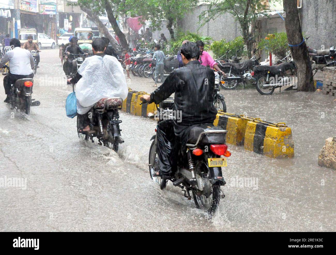 Commuters are facing difficulties in transportation due to stagnant ...