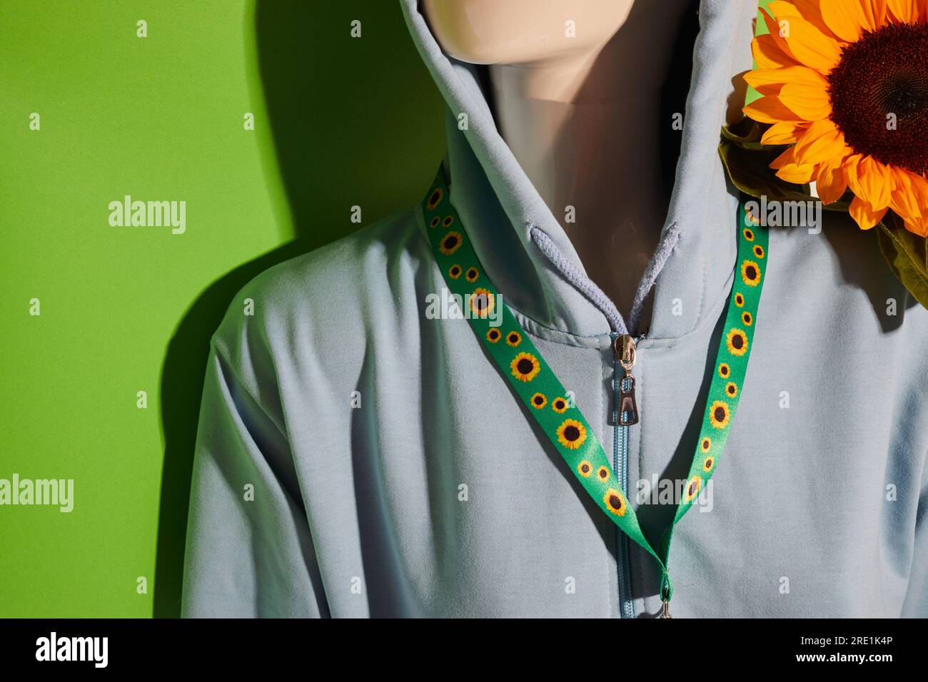 Sunflower lanyard, symbol of people with invisible or hidden ...