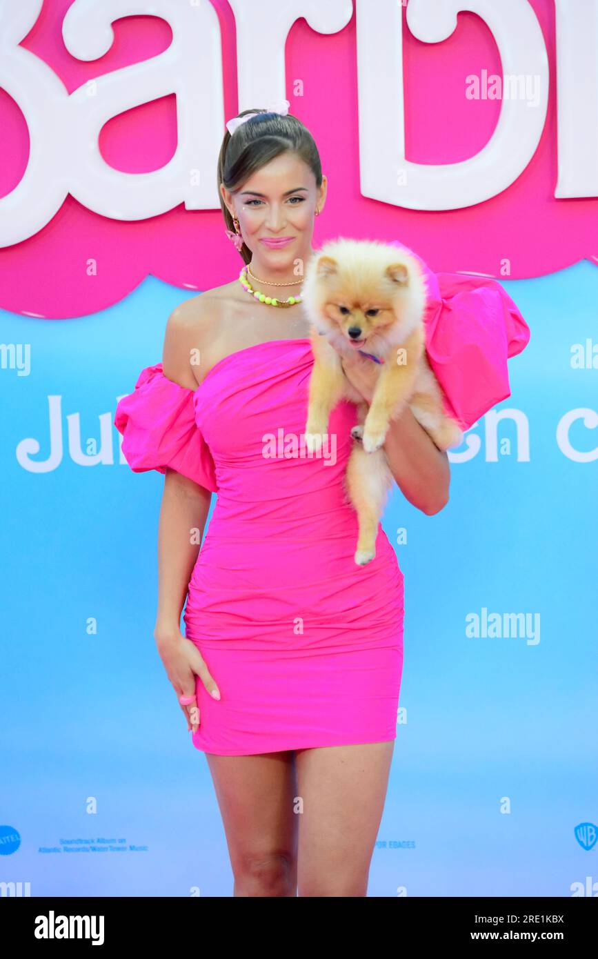 Desiree Cordero, Spanish model, at the private event premiere of the ...