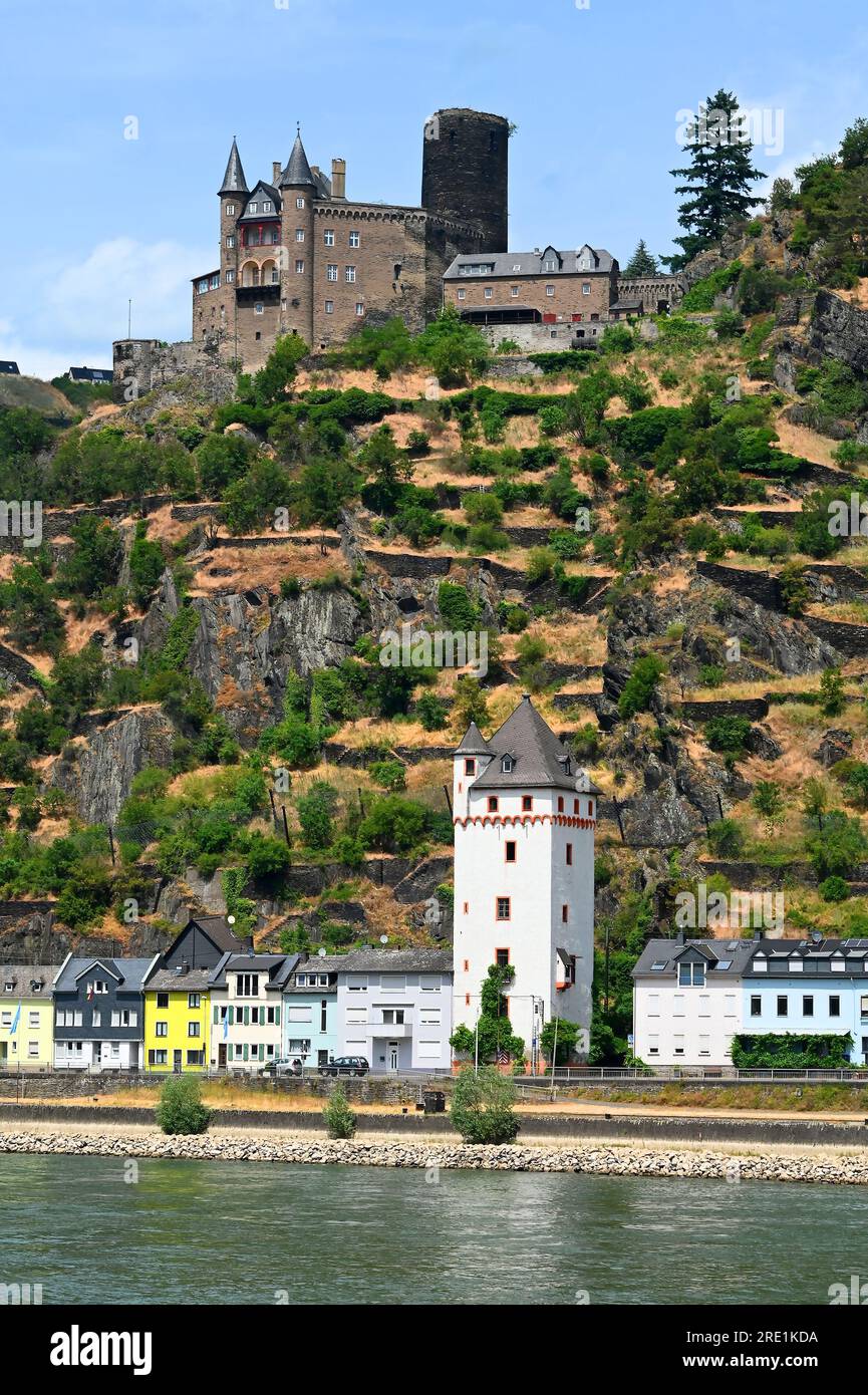 Castles, towers and spires are scenic attractions spread along the ...
