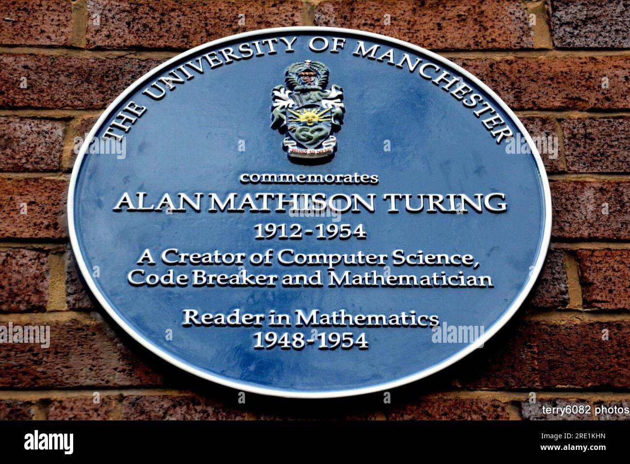 Blue plaque to commemorate Alan Mathison Turing, 1912-1954 , creator of ...