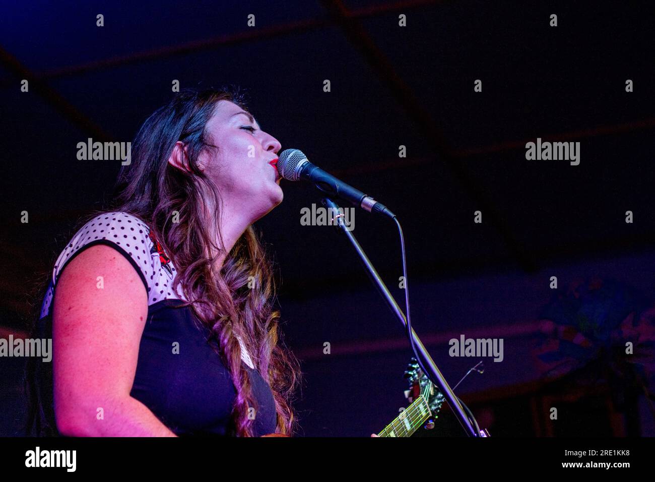 Hard rocking Canadian Terra Lightfoot on stage at the Maverick ...