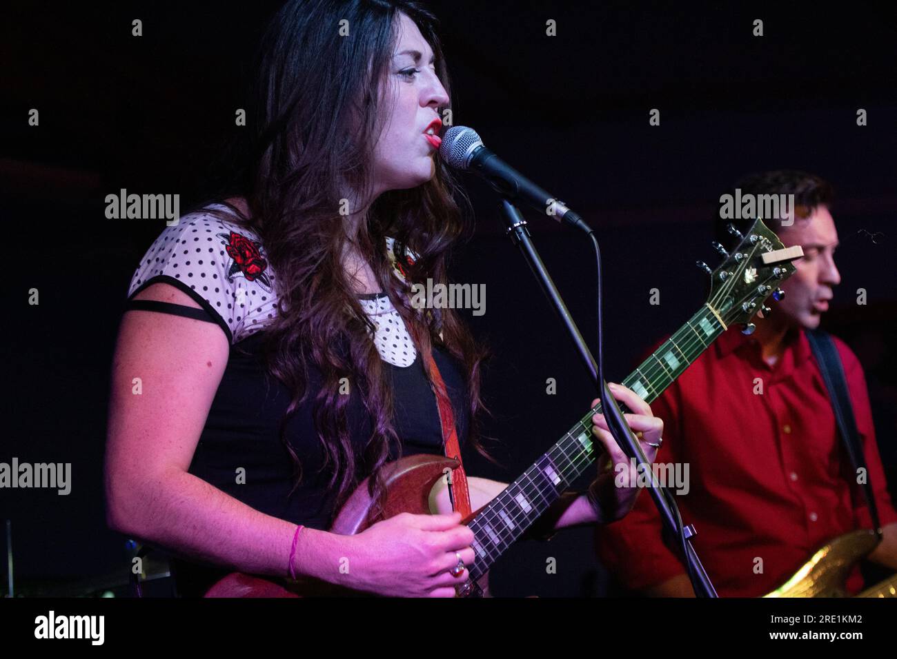 Hard rocking Canadian Terra Lightfoot on stage at the Maverick ...