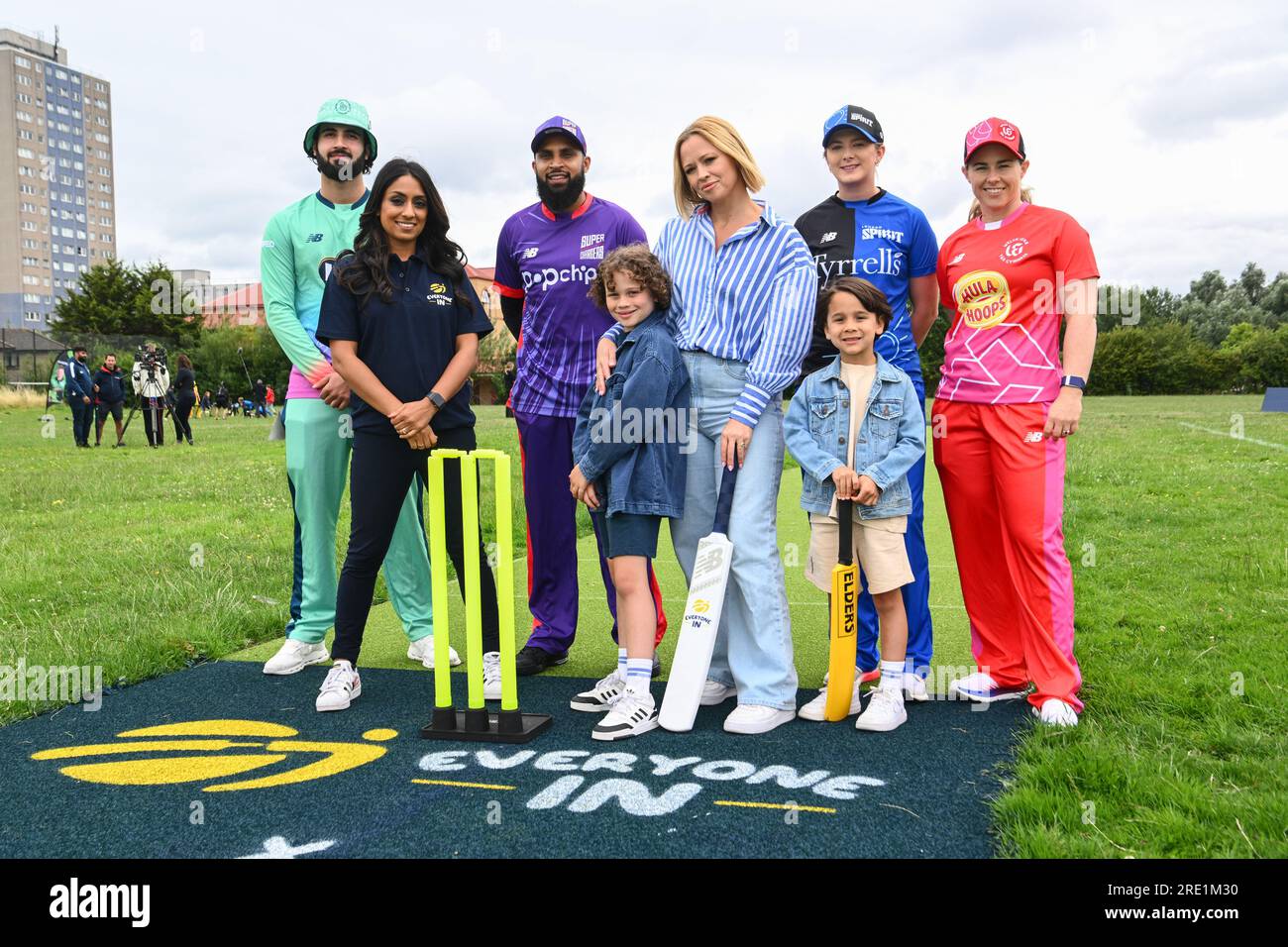 EDITORIAL USE ONLY (left-right) Siqib Mahmood, Isa Guha, Adil Rashid ...