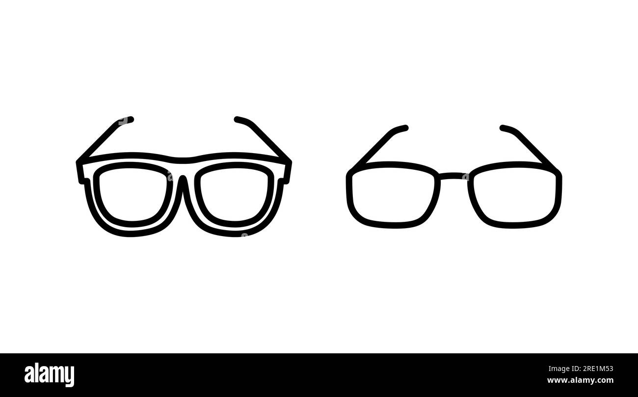 Glasses Icon Vector Eye Glasses Icon Sunglasses Stock Vector Image And Art Alamy