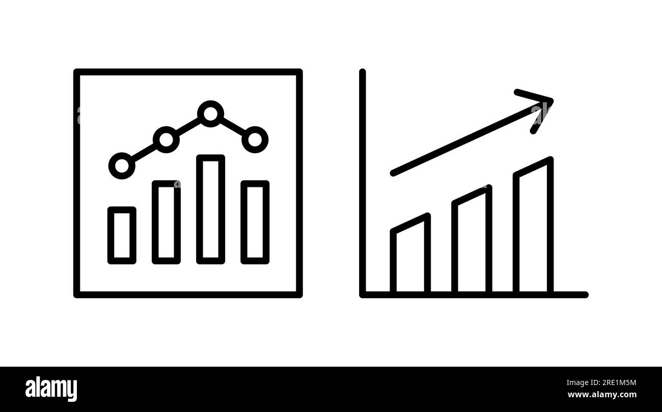 Growing graph Icon vector. Chart icon. Graph Icon Stock Vector Image ...