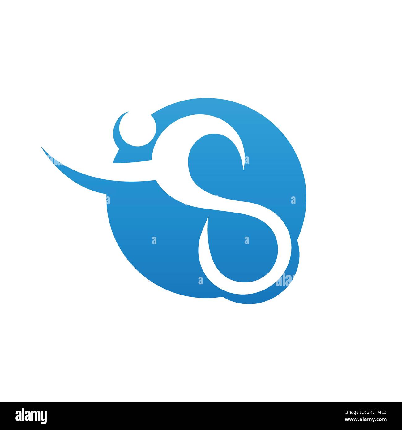 Silhouette person in circle Stock Vector Images - Alamy