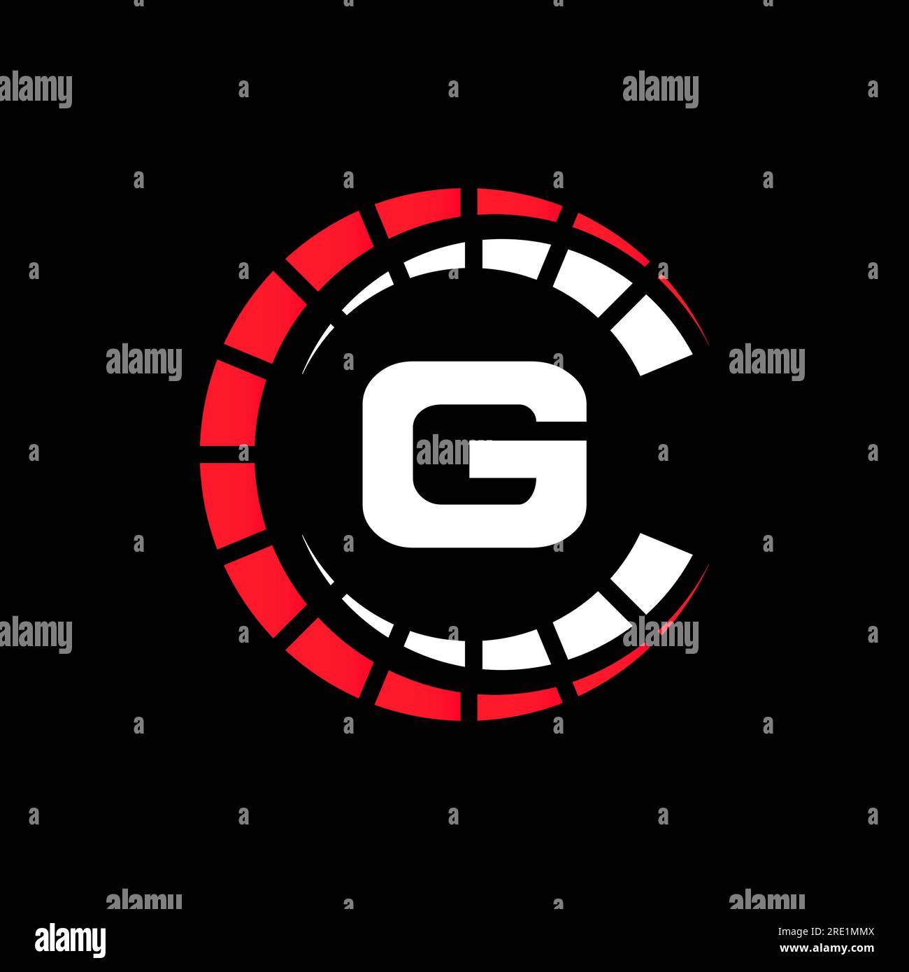Car Automotive Logo On Letter G Speed Concept. Sport Car Symbol For ...