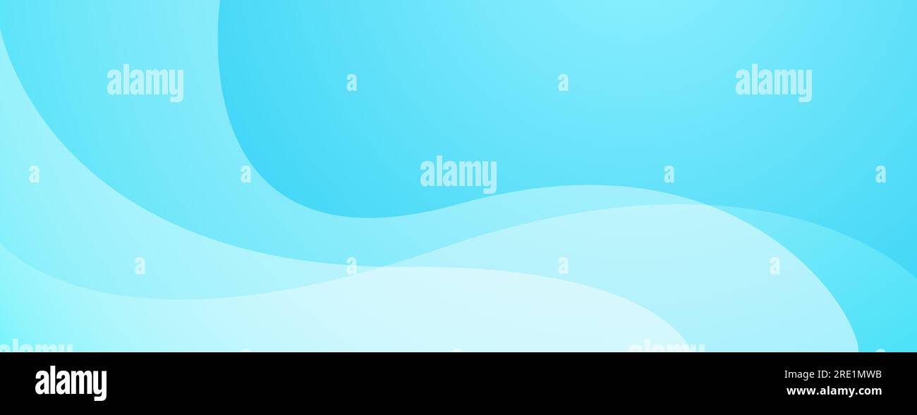 abstract blue wave banner background. vector illustration Stock Vector ...
