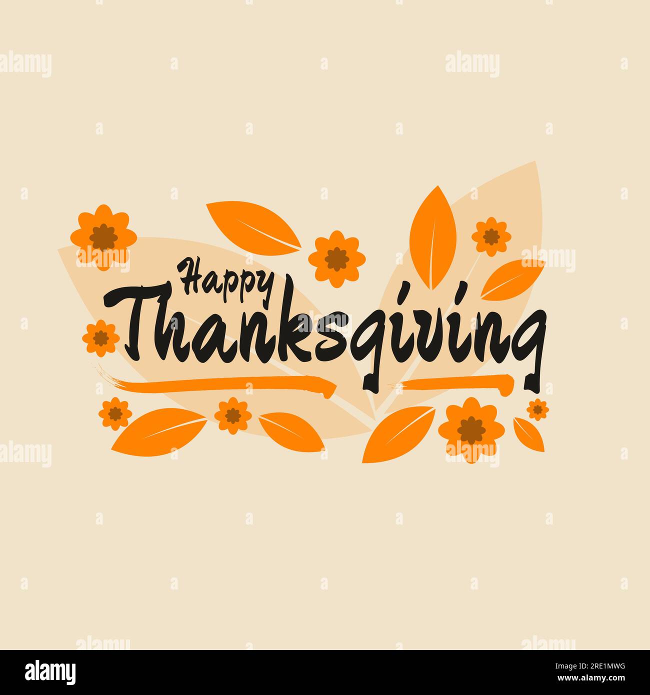 happy thanksgiving lettering badge. vector illustration Stock Vector Image & Art - Alamy