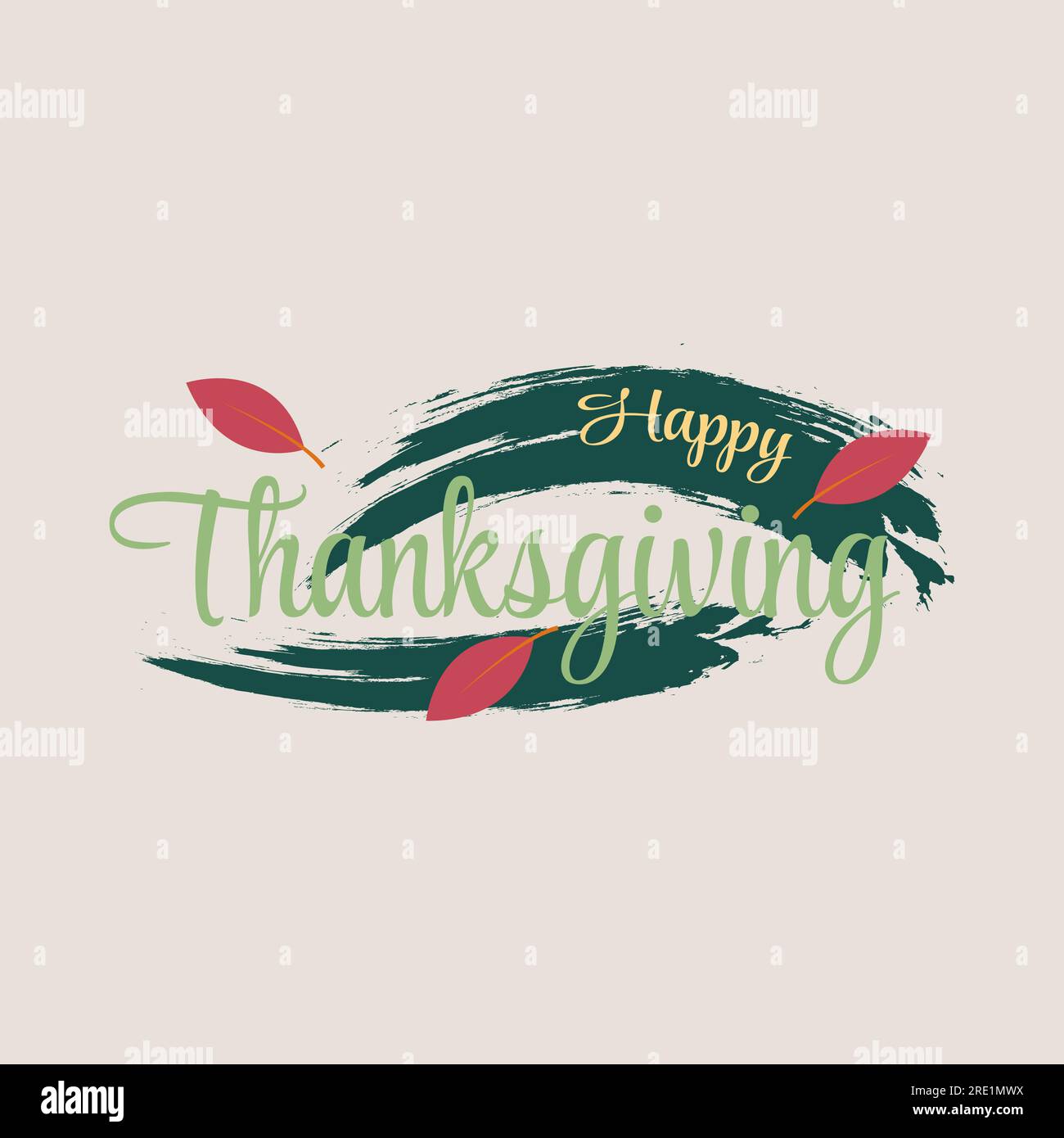 happy thanksgiving lettering badge. vector illustration Stock Vector Image & Art - Alamy