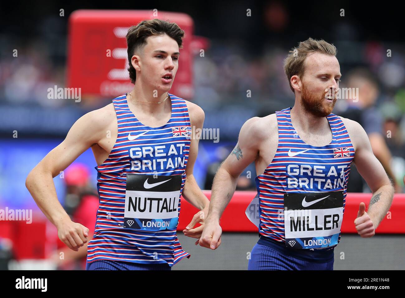 Owen MILLER (Great Britain), Luke NUTTALL (Great Britain) competing in ...