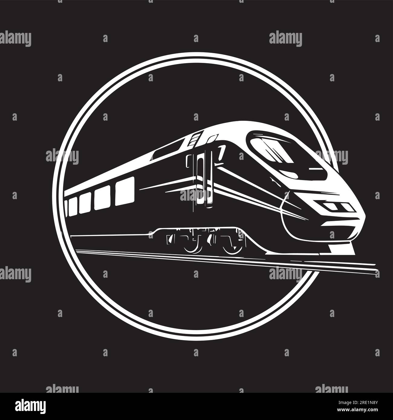 High speed electric train Stock Vector Image & Art - Alamy