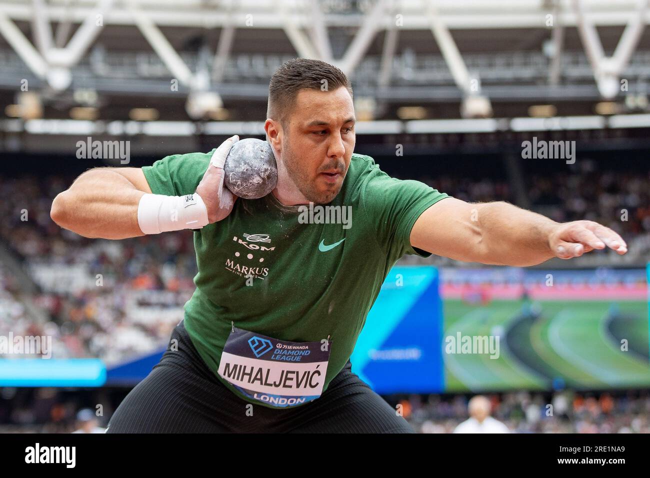 Filip Mihaljevic (CRO), Shot Put Menâ€™s during the London Athletics ...