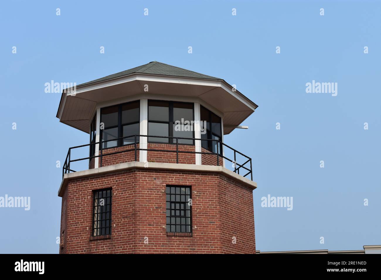 Watch Tower in old prison of Lorton, Virginia Stock Photo - Alamy