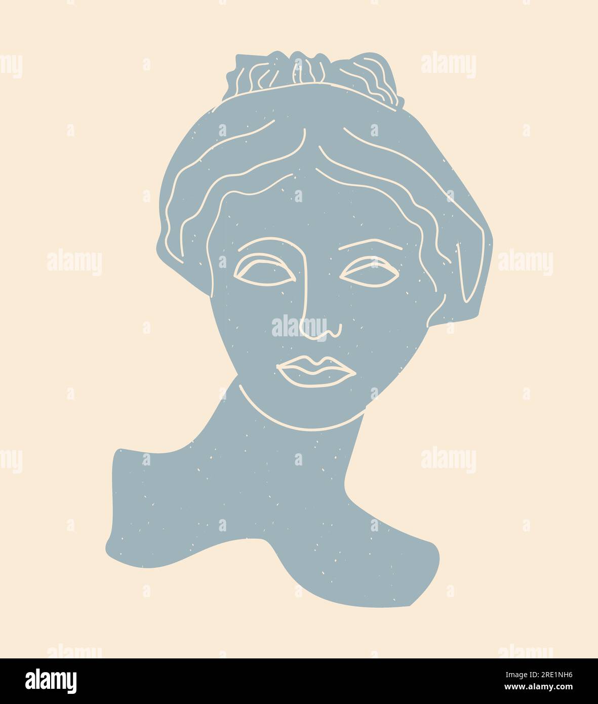 Ancient marble bust roman Stock Vector Images - Alamy