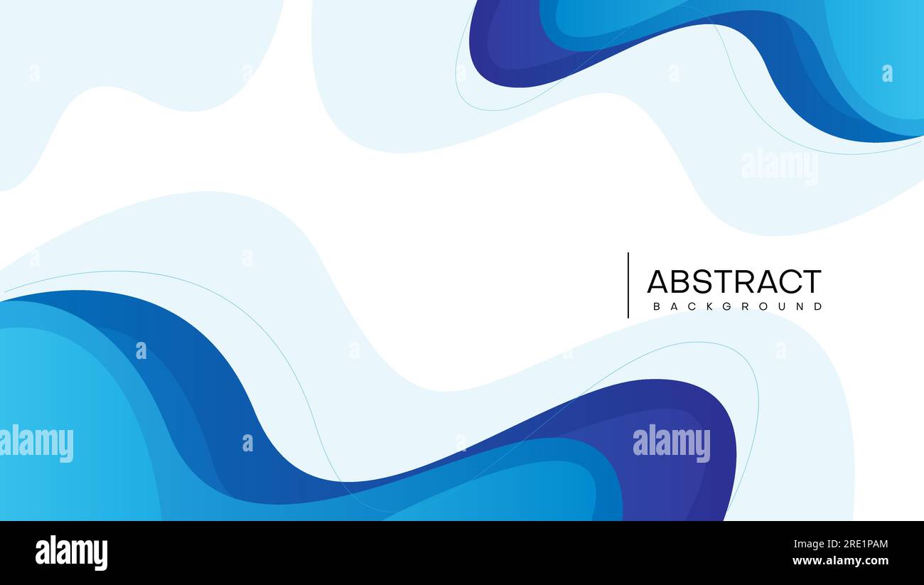 abstract blue fluid background. vector illustration Stock Vector Image ...