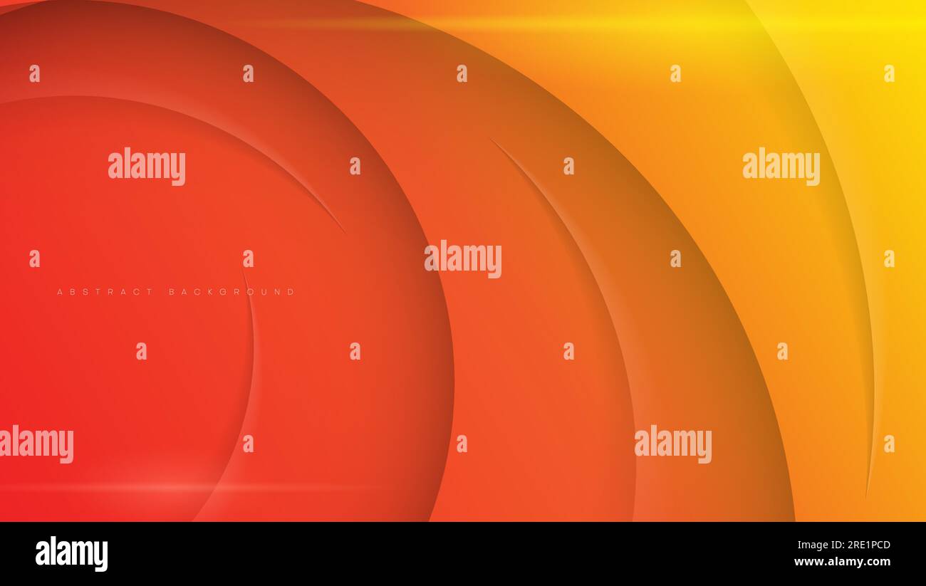 Bright yellow circular design hi-res stock photography and images - Alamy