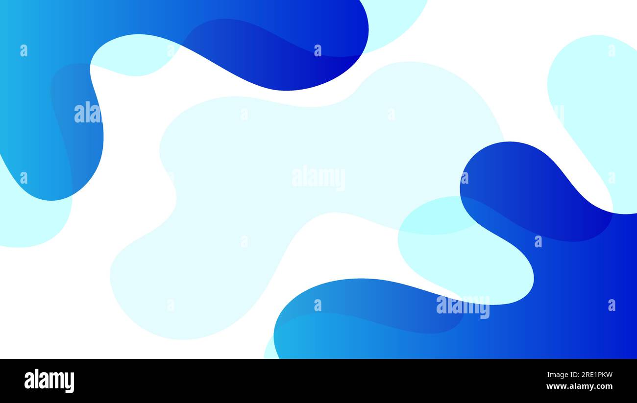 abstract fluid background with blue color. vector illustration Stock ...