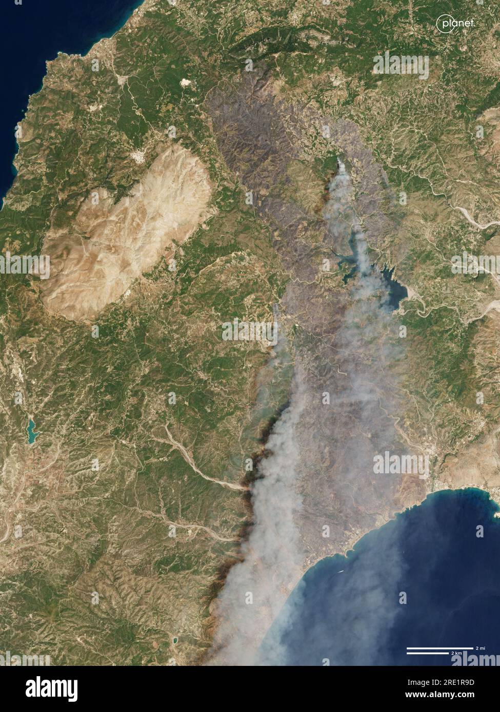 EDITORS NOTE MANDATORY CREDIT: Planet Labs PBC. WATERMARKS MAY NOT BE ...