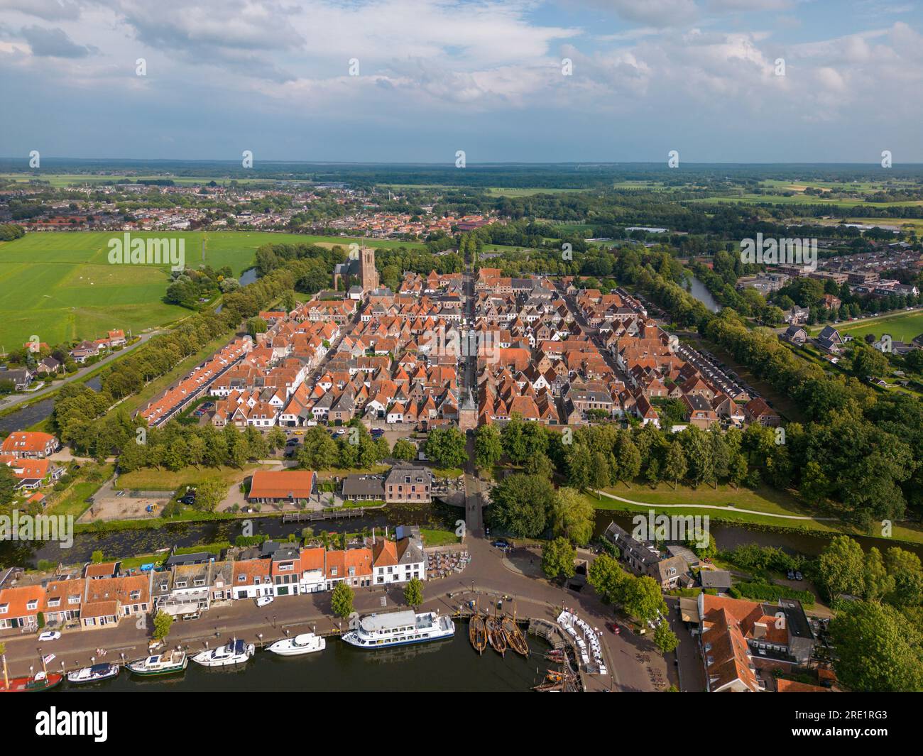 Netherlands town centre skyline hi-res stock photography and images - Alamy