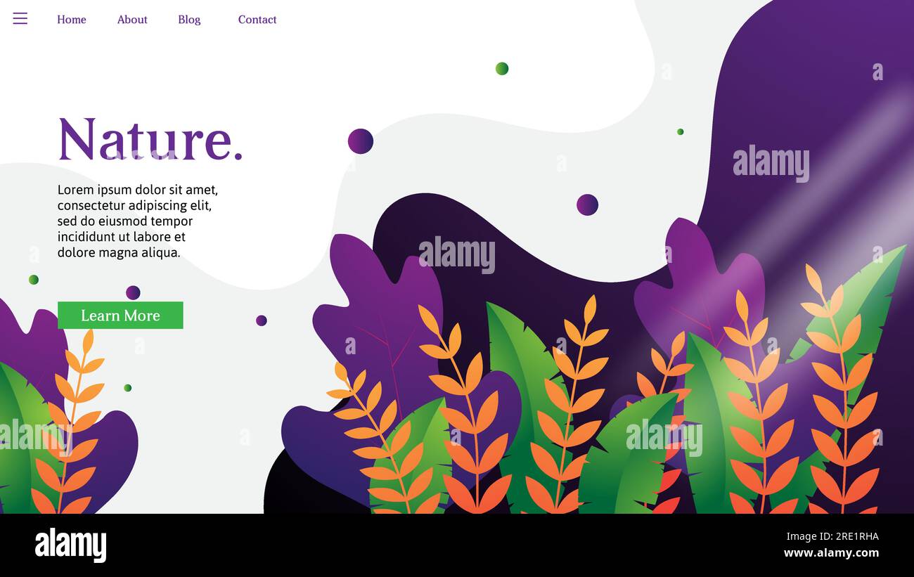 Agro website illustration hi-res stock photography and images - Alamy