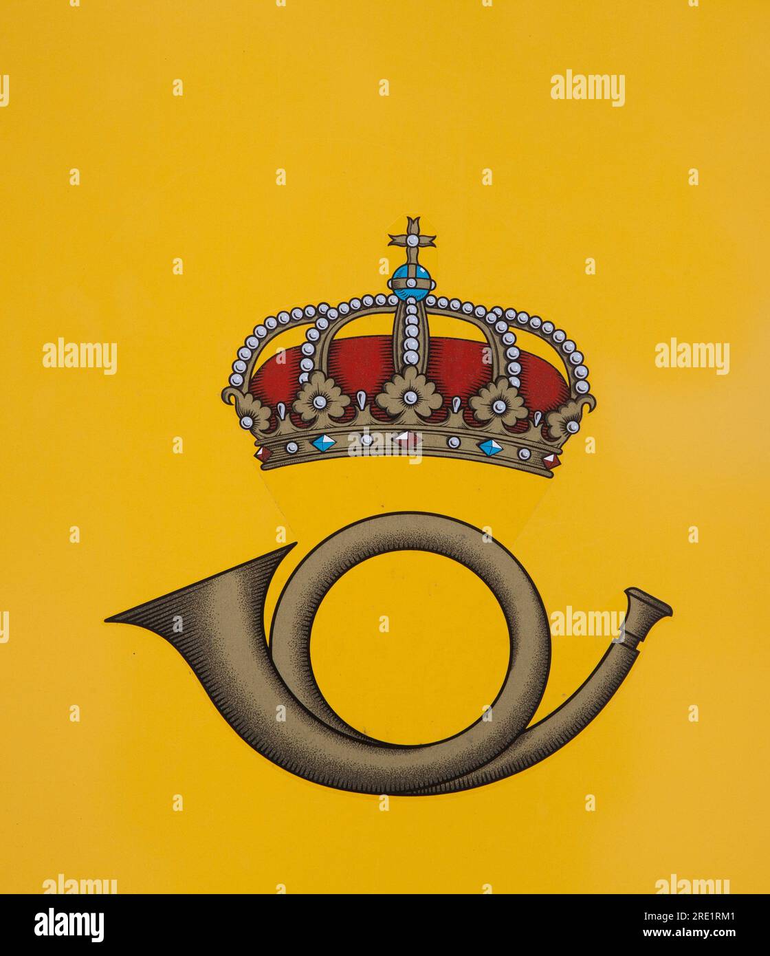 Historical logo for the Swedish Post Office for vehicle and buildings ...