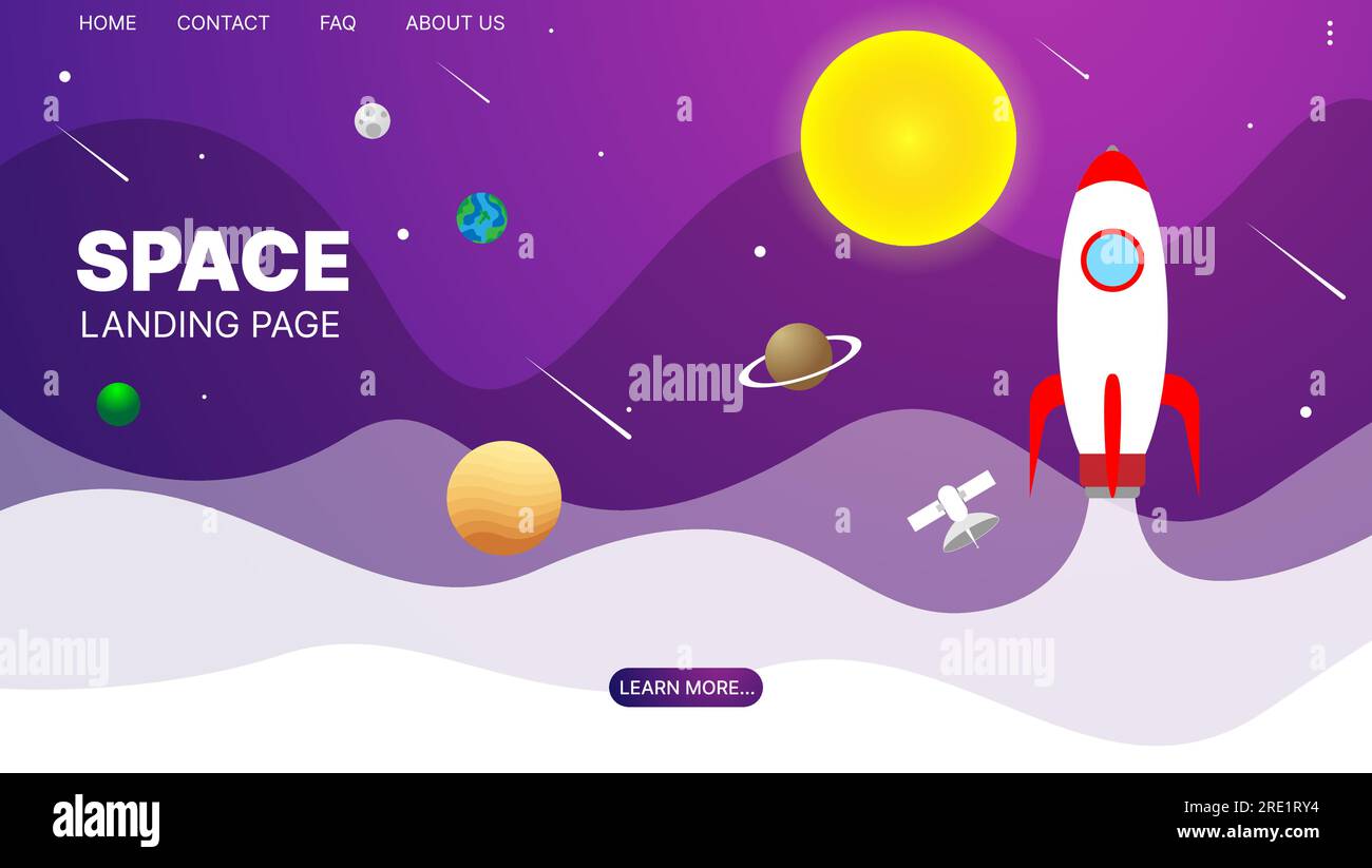 Planet planet vector page Stock Vector Images - Alamy