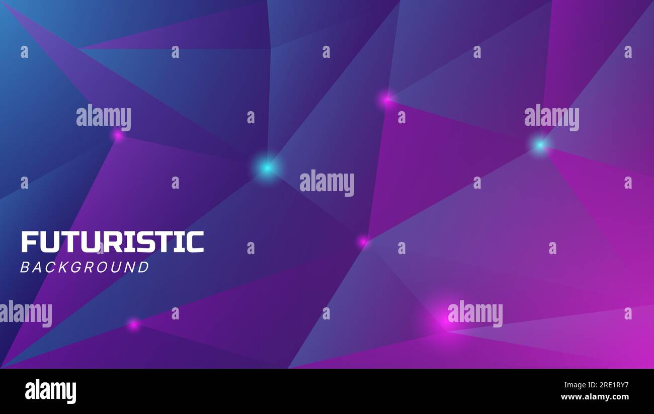 abstract technology background in pink and blue color with crystal ...