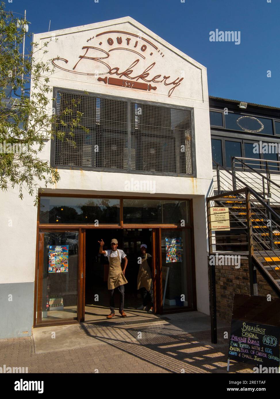 Outjo Bakery, the oldest bakery in Outjo town, Namibia Stock Photo - Alamy