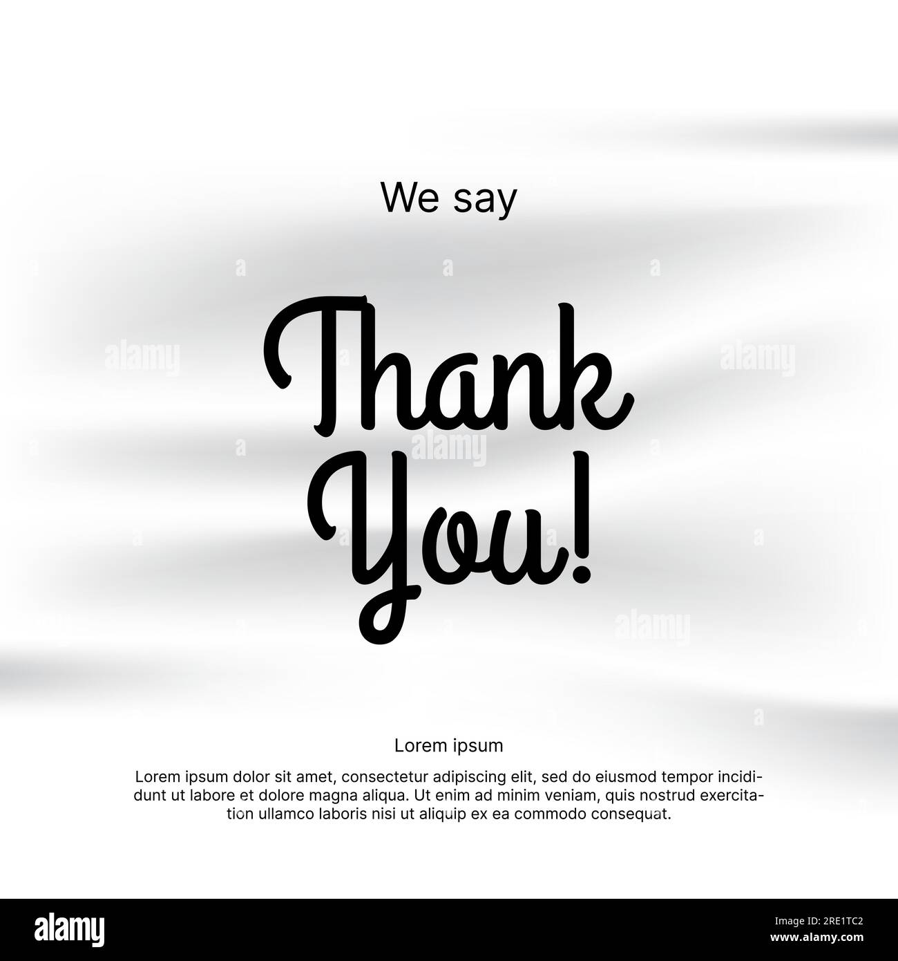 thank you lettering typography vector design for greeting card on ...