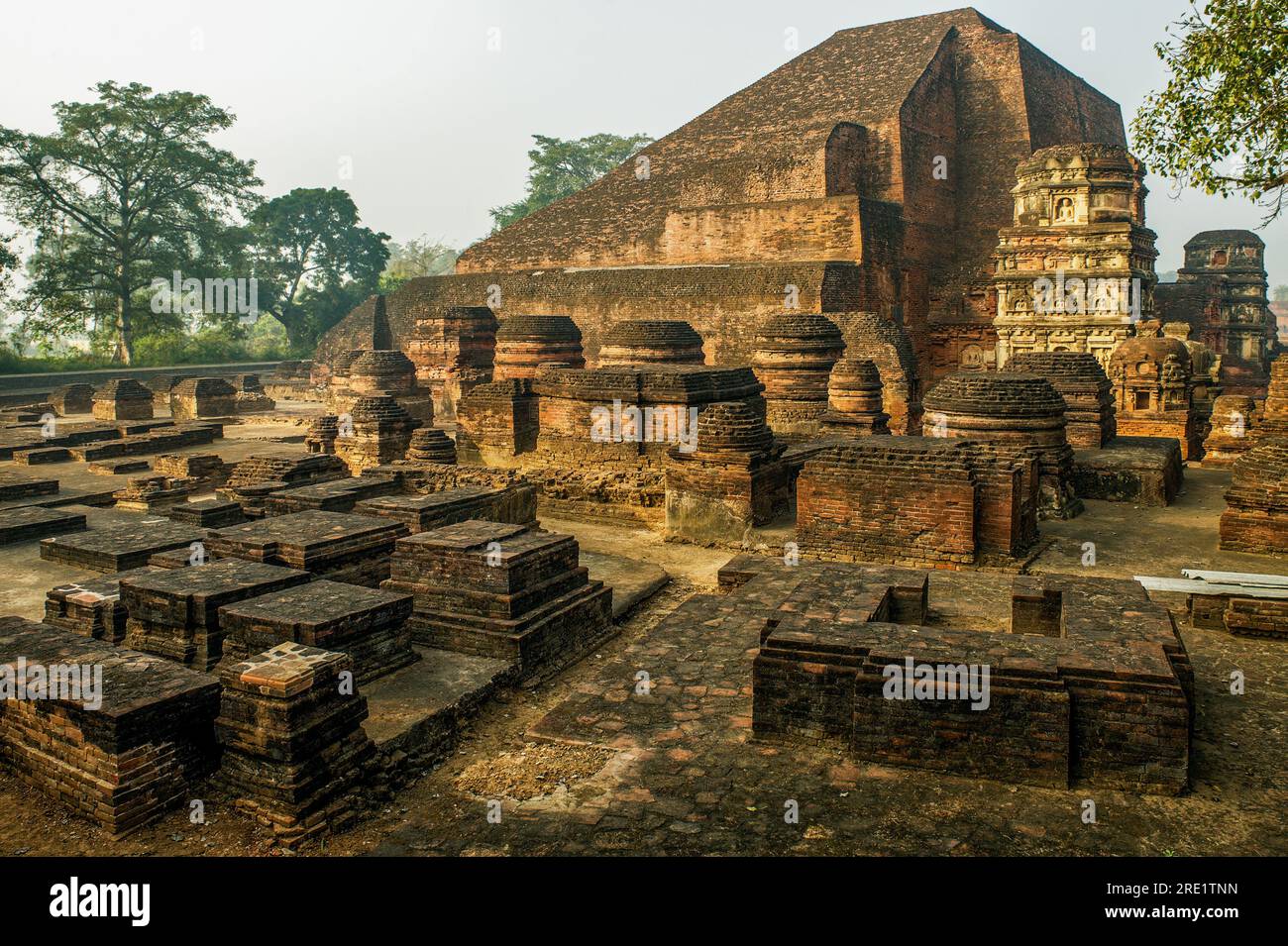 12 23 2014 Vintage ruins of Nalanda Mahavihara Mahavihara, 5th-century ...