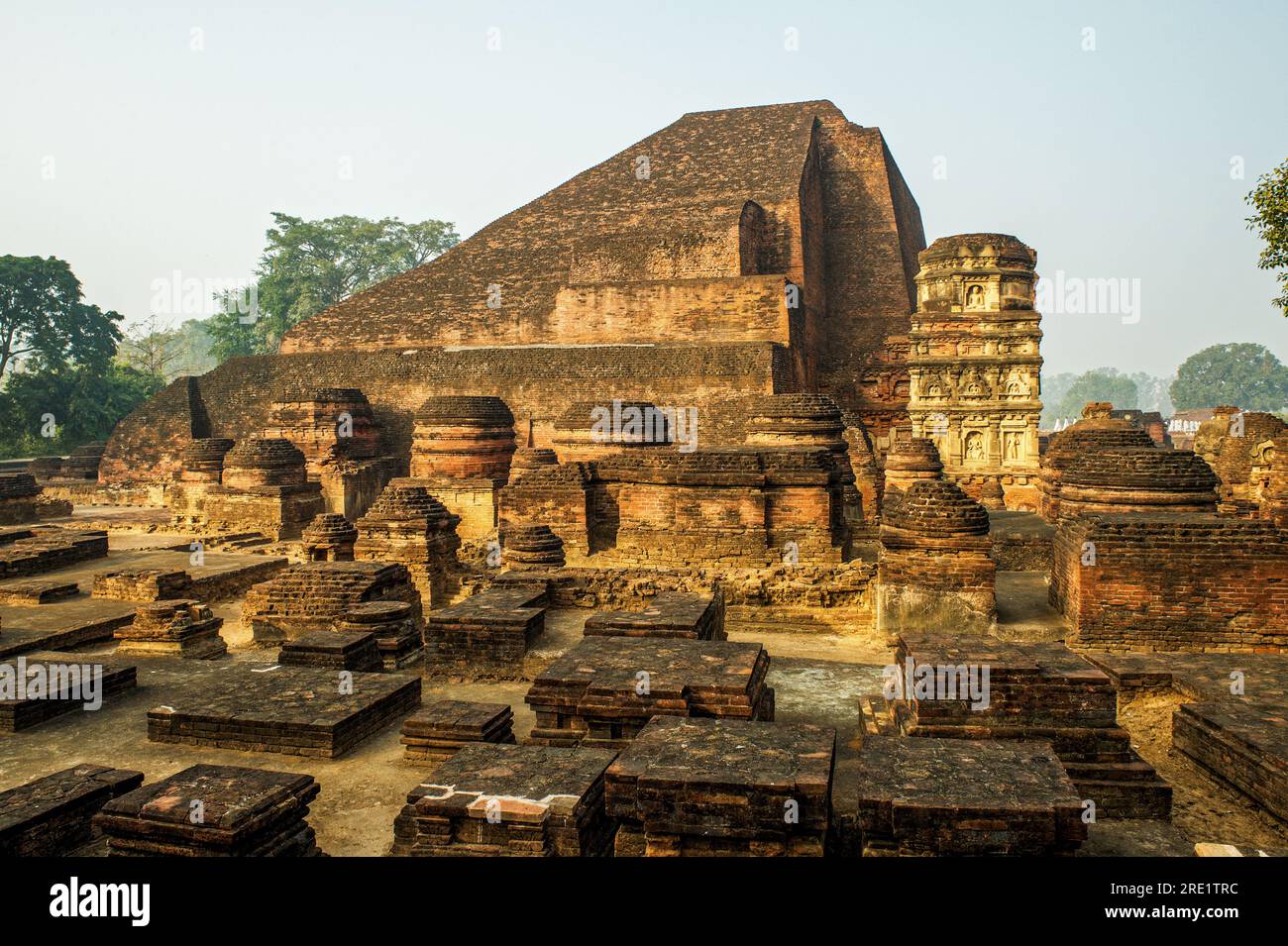 12 23 2014 Vintage ruins of Nalanda Mahavihara Mahavihara, 5th-century ...