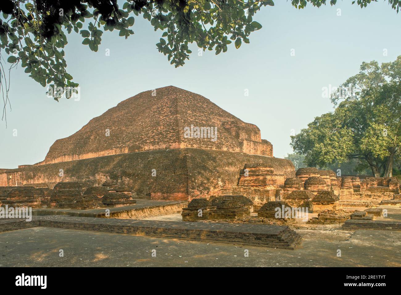 12 23 2014 Vintage ruins of Nalanda Mahavihara Mahavihara, 5th-century ...