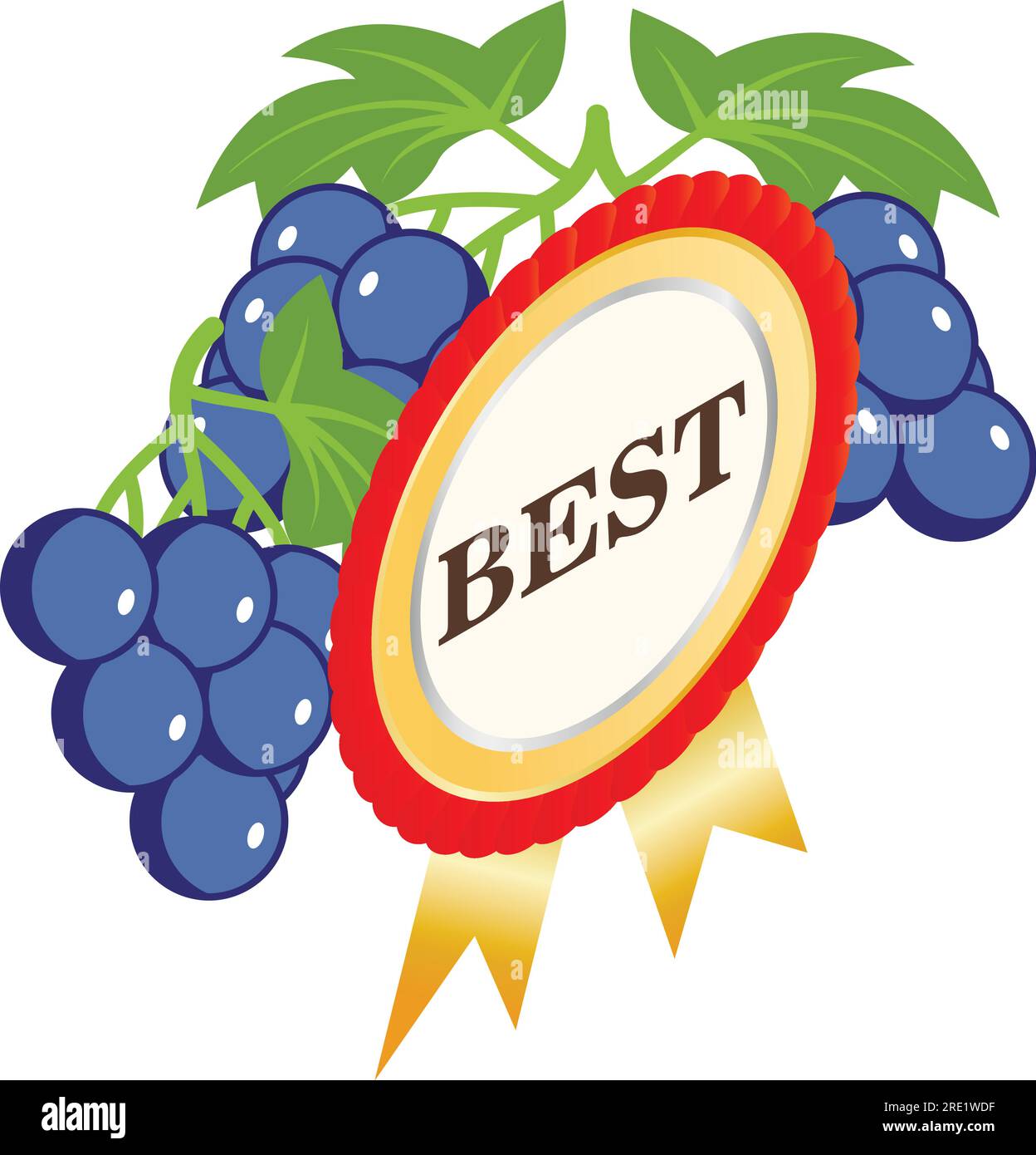 Organic grape icon isometric vector. Ripe grape bunch with leaf and ...