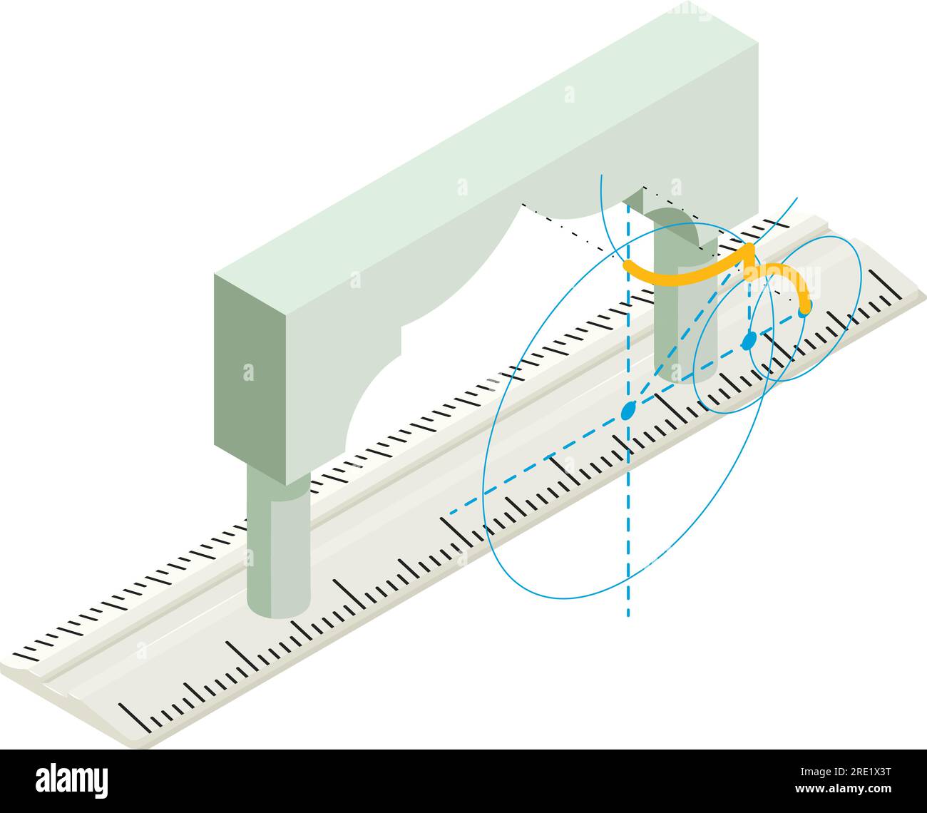 Designing new building scale Cut Out Stock Images & Pictures - Alamy