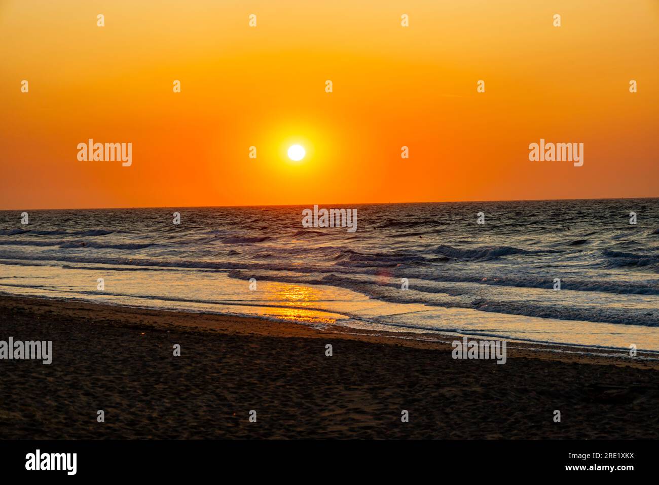 Evening beach walk in beautiful Normandy incl. sunset near Cabourg ...