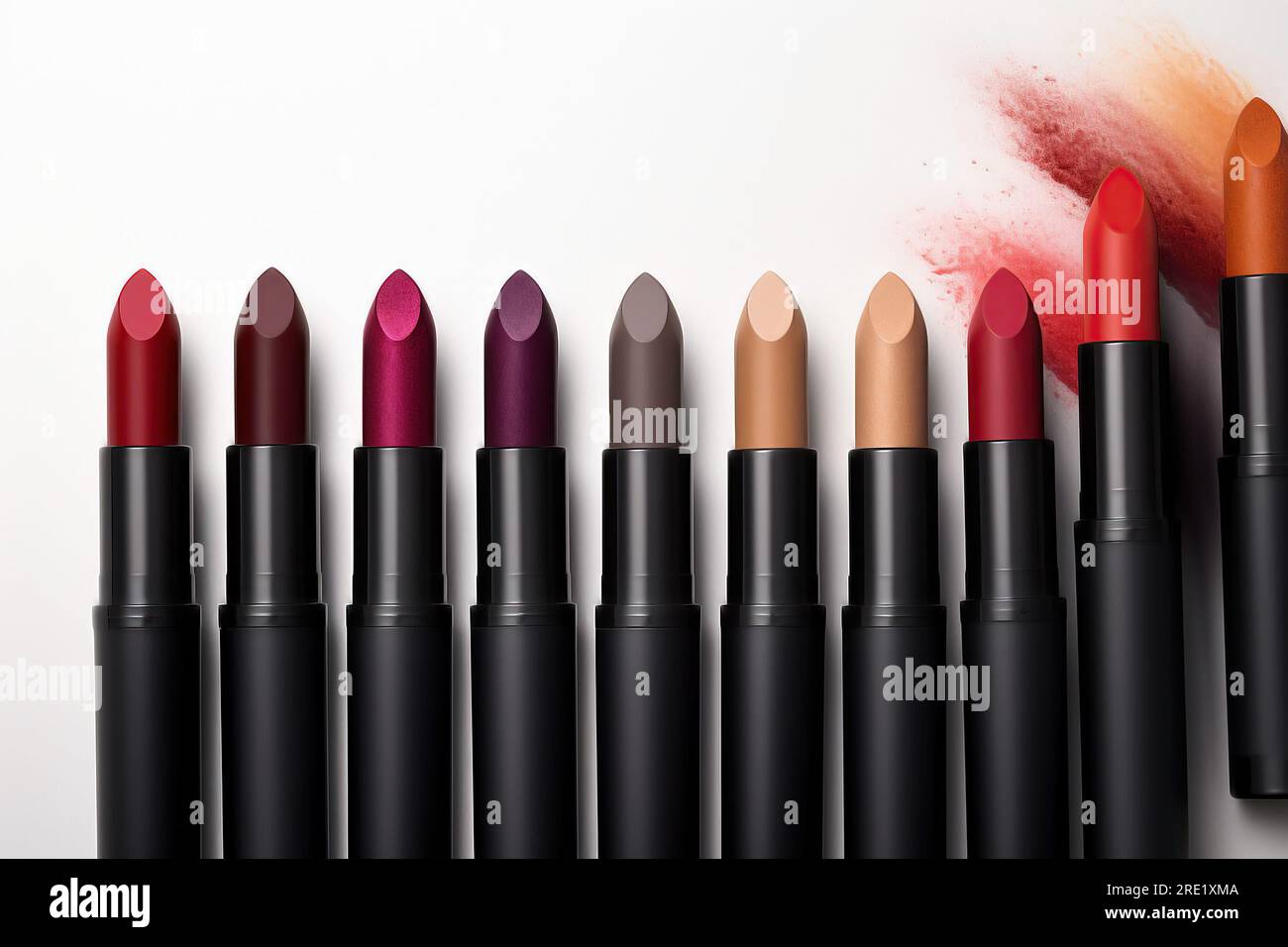 Assorted make up in studio Stock Photo - Alamy