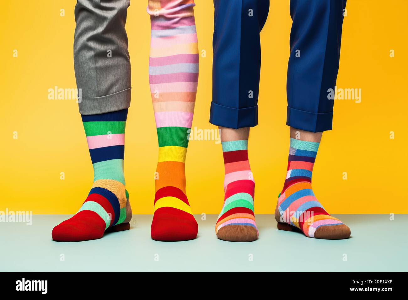 Different feet hi-res stock photography and images - Alamy