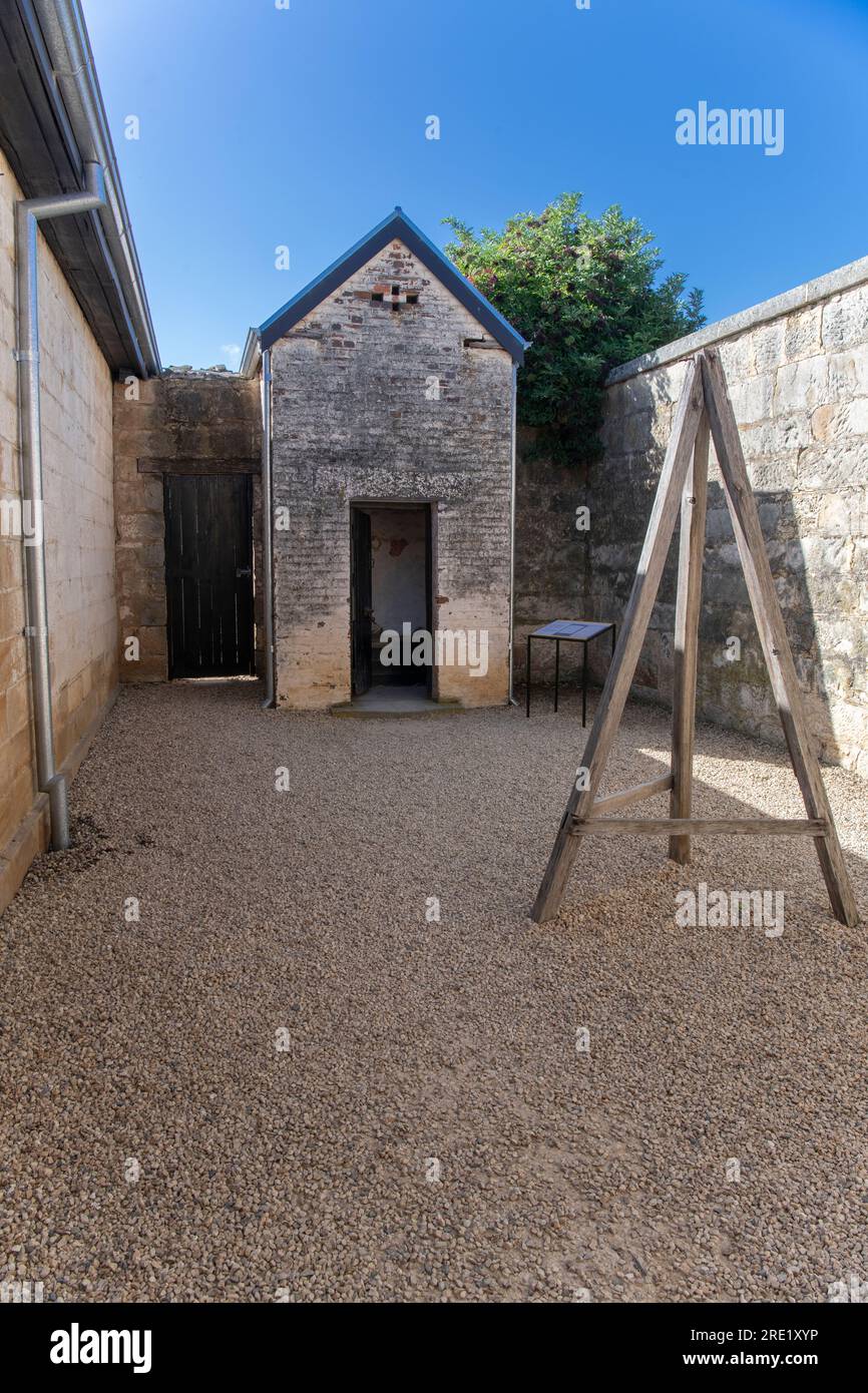 Inside Old Richmond Gaol Richmond Tasmania Australia Stock Photo - Alamy