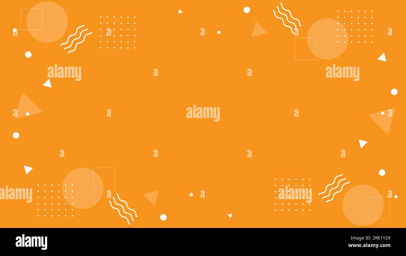 abstract geometric background with space for text in orange color ...