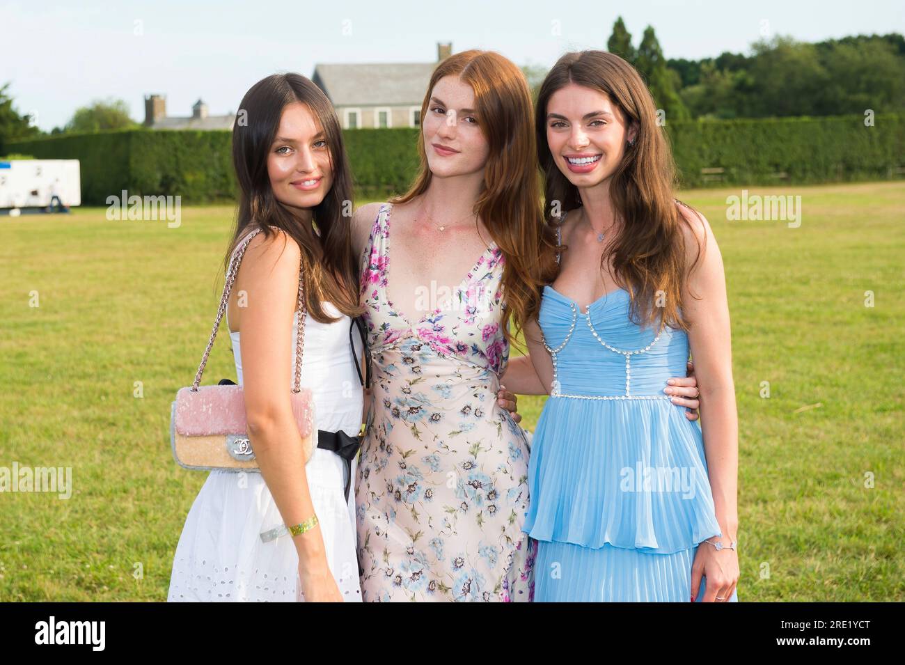 Karissa Rowe, from left, Zoe Stringer, and Bella Altobelli attend Ken ...