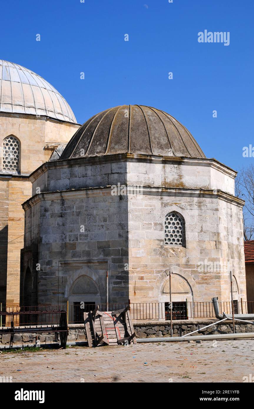 Mirliva Hüseyin Pasha Mosque and Tomb, located in Tekirdag, Turkey, was ...