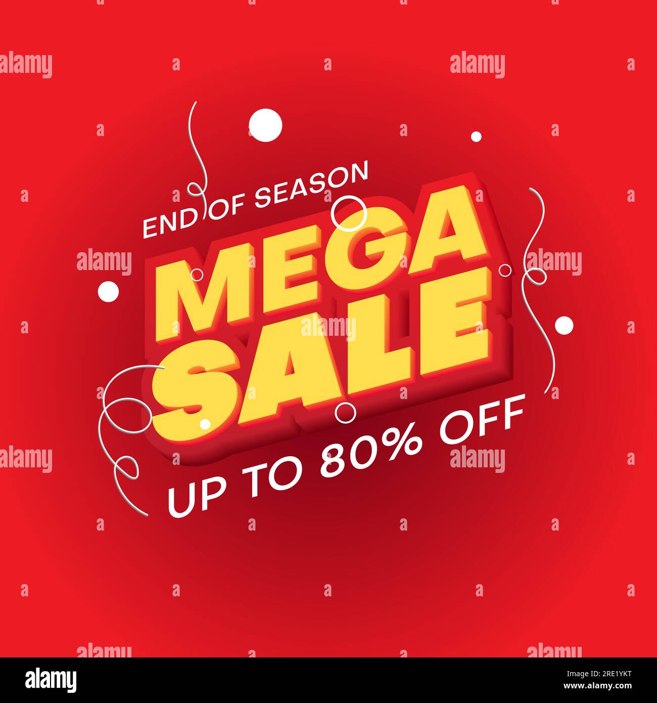 Mega sell social media post vector vectors hi-res stock photography and ...